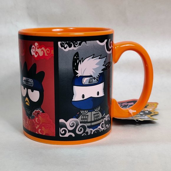 Bioworld | Dining | Sanrio Hello Kitty X Naruto Mug Orange Anime 2 Oz ...